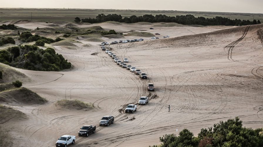 Las Ford Ranger coparon las dunas de Pinamar - 16 Valvulas