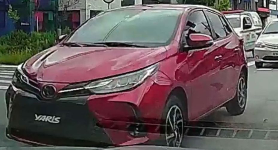 Renovación en camino: Toyota ya prueba el facelift del Yaris en Brasil ...